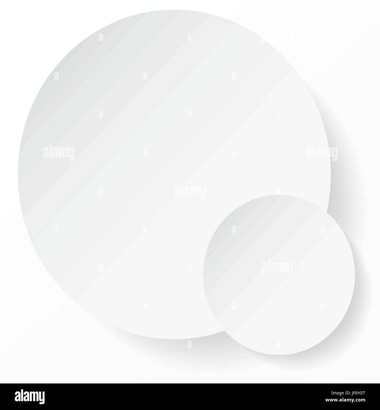 White circle abstract background with shadows for your business ...