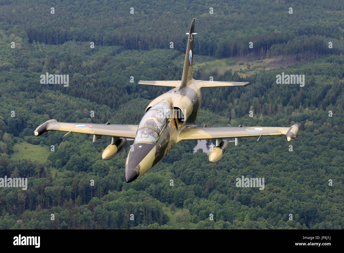 Fighter planes L 39 Albatros Stock Photo - Alamy