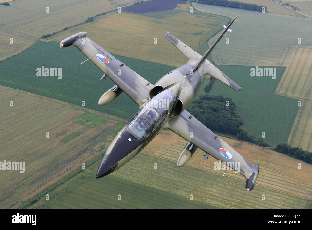 Fighter planes L 39 Albatros Stock Photo - Alamy