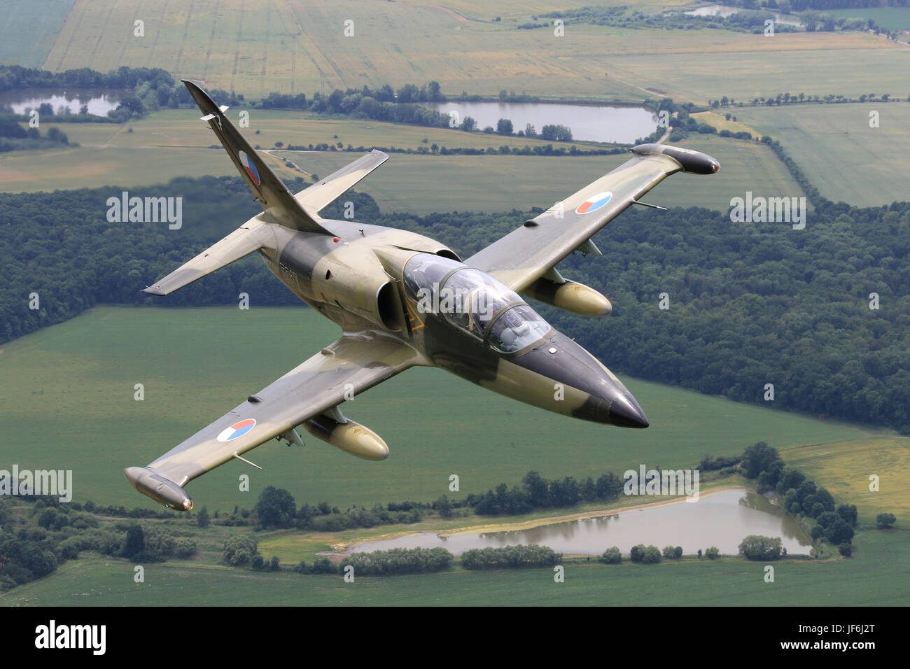 Fighter planes L 39 Albatros Stock Photo - Alamy