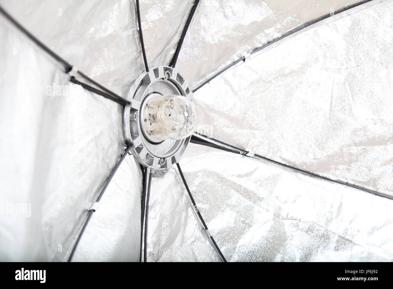 Flash on a white background in the Photo Studio equipment Stock Photo ...