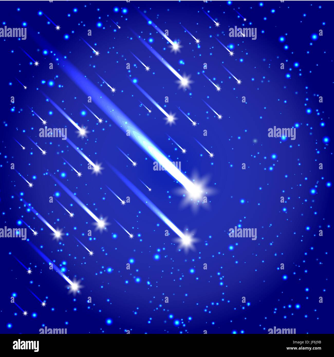 Night sky comets stars Stock Vector Images - Alamy