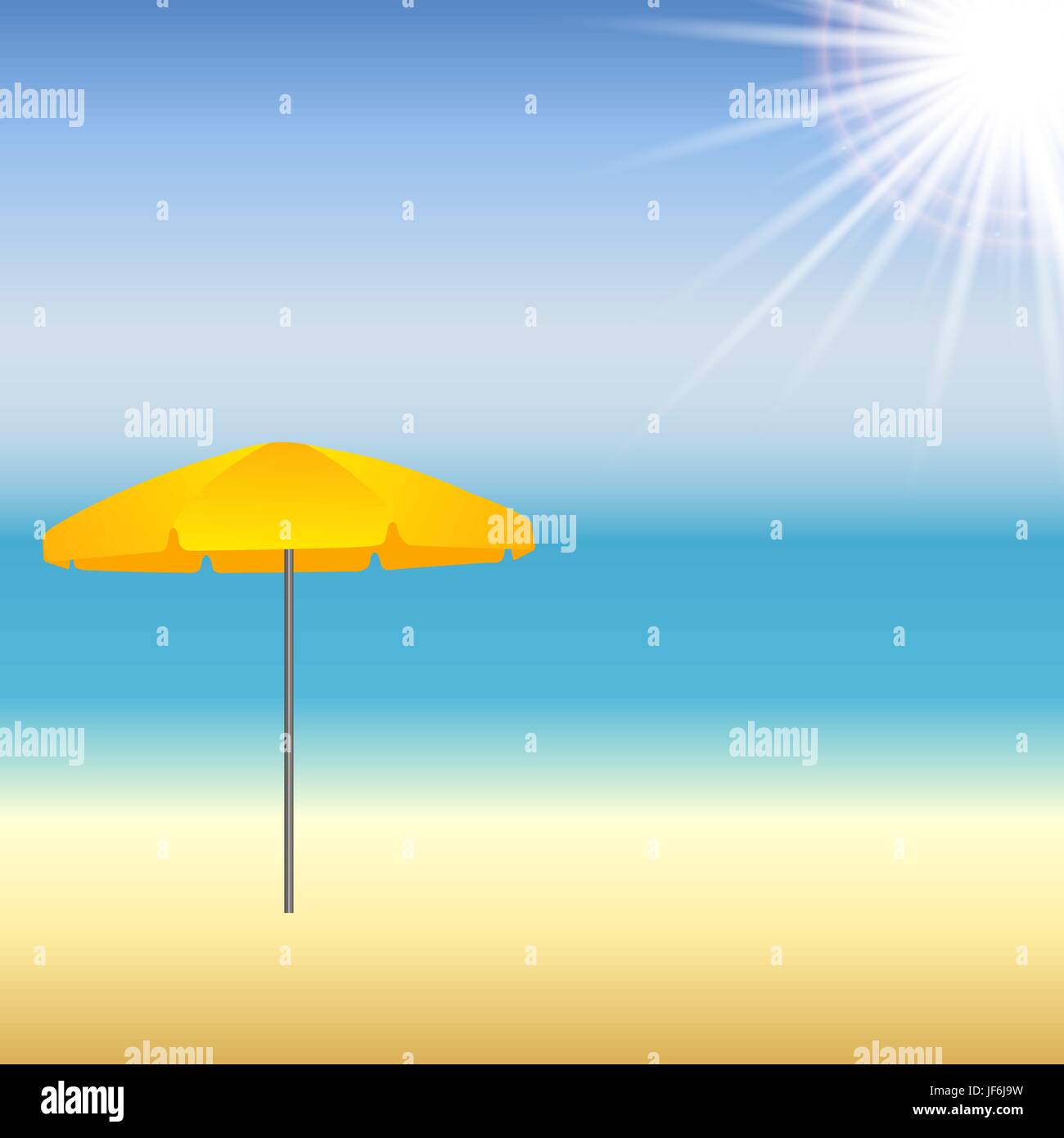 Beautiful heavenly paradise idyllic beach Stock Vector Images - Alamy