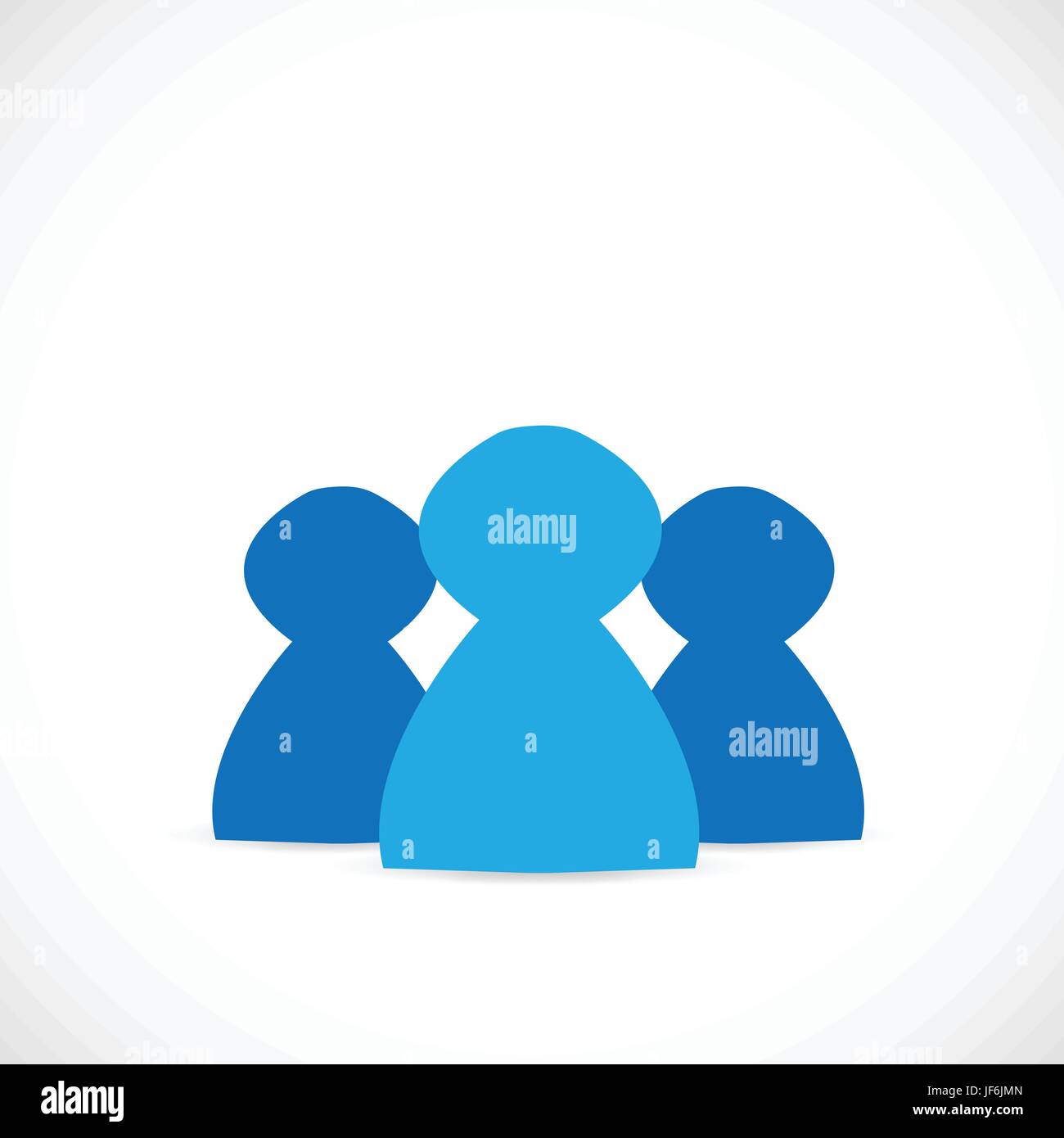 Profile blue humans human beings Stock Vector Images - Alamy