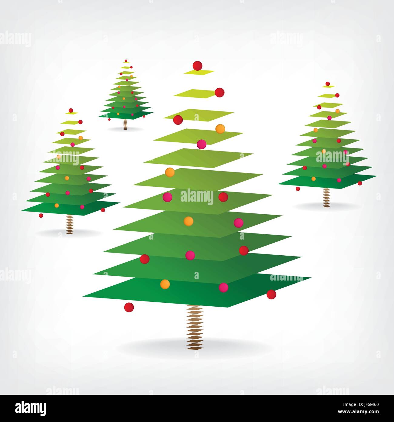 holiday, tree, illustration, party, celebration, christmas, vector ...