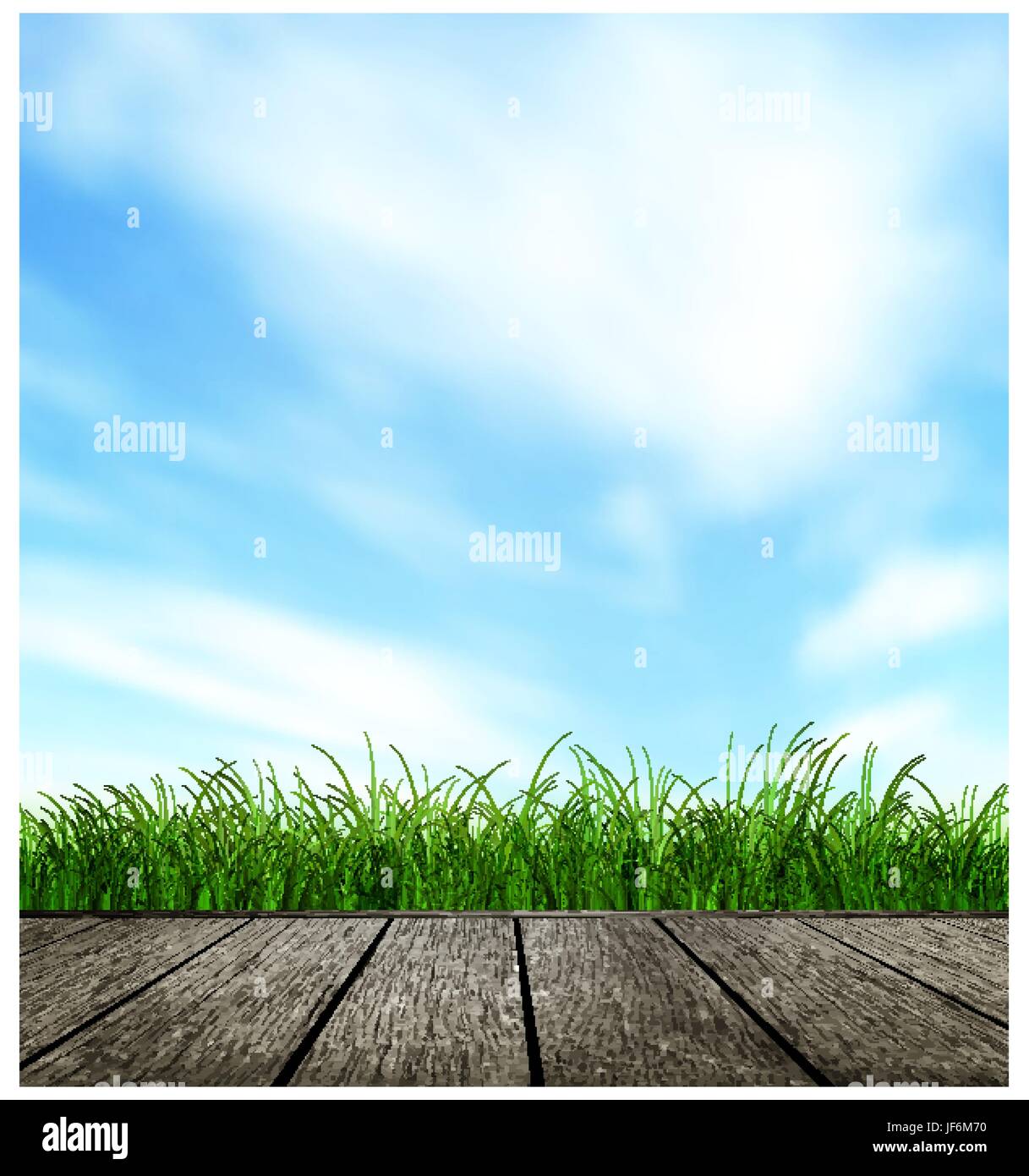 Wooden floor in village Stock Vector Images - Alamy