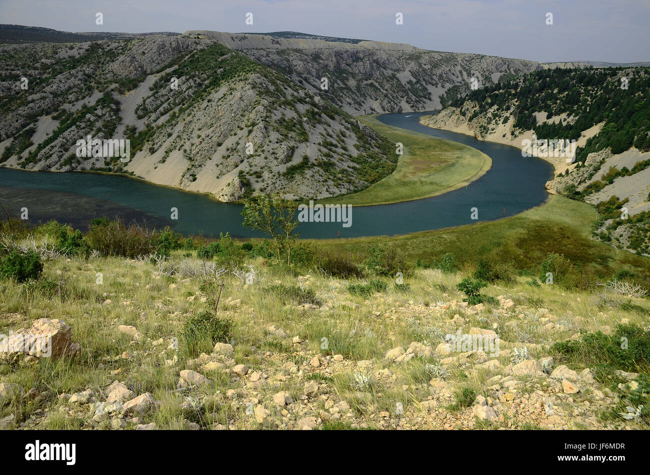 river, canyon, zrmanja, croatia, eruope Stock Photo - Alamy