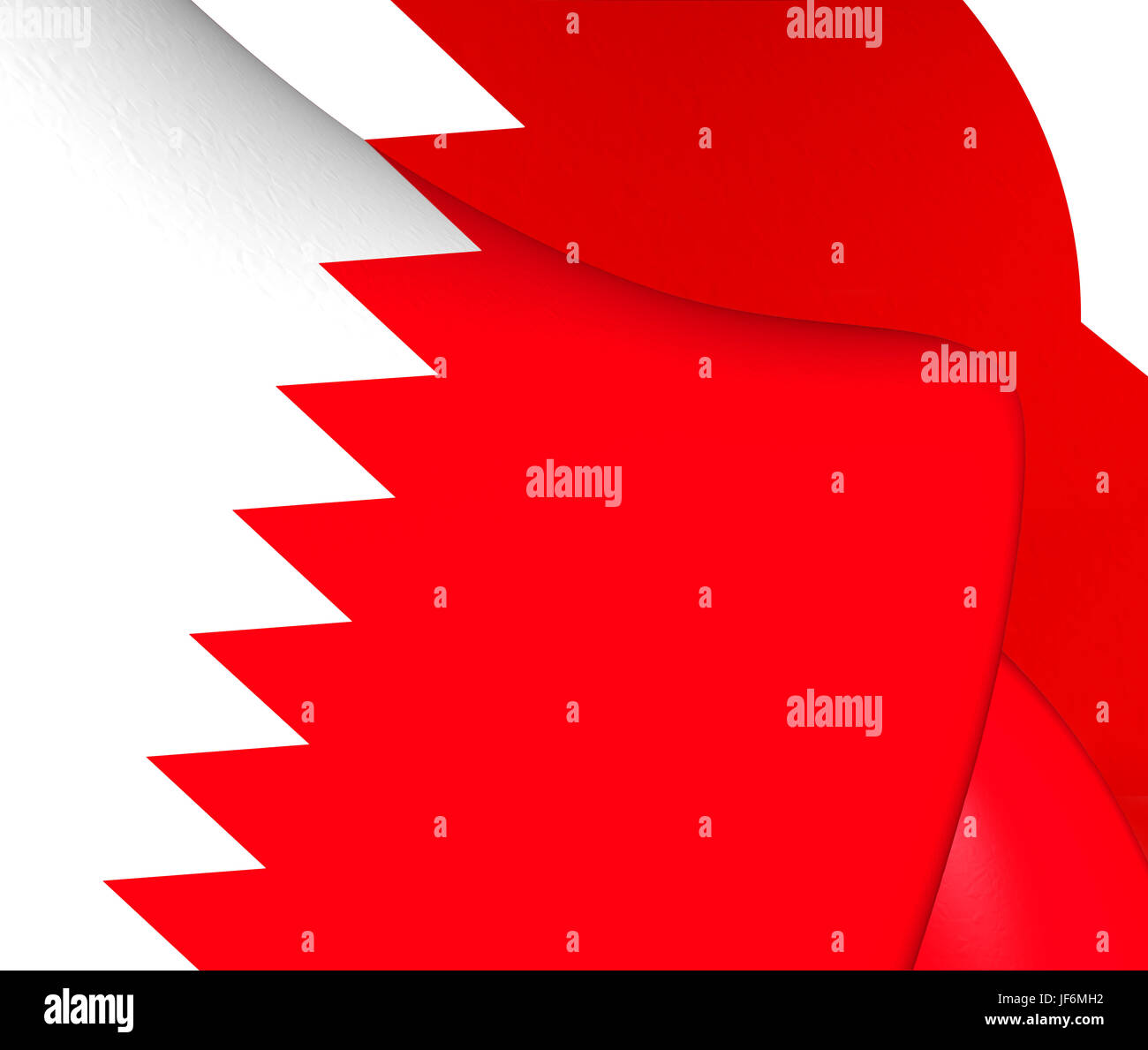 Flag of Bahrain Stock Photo - Alamy