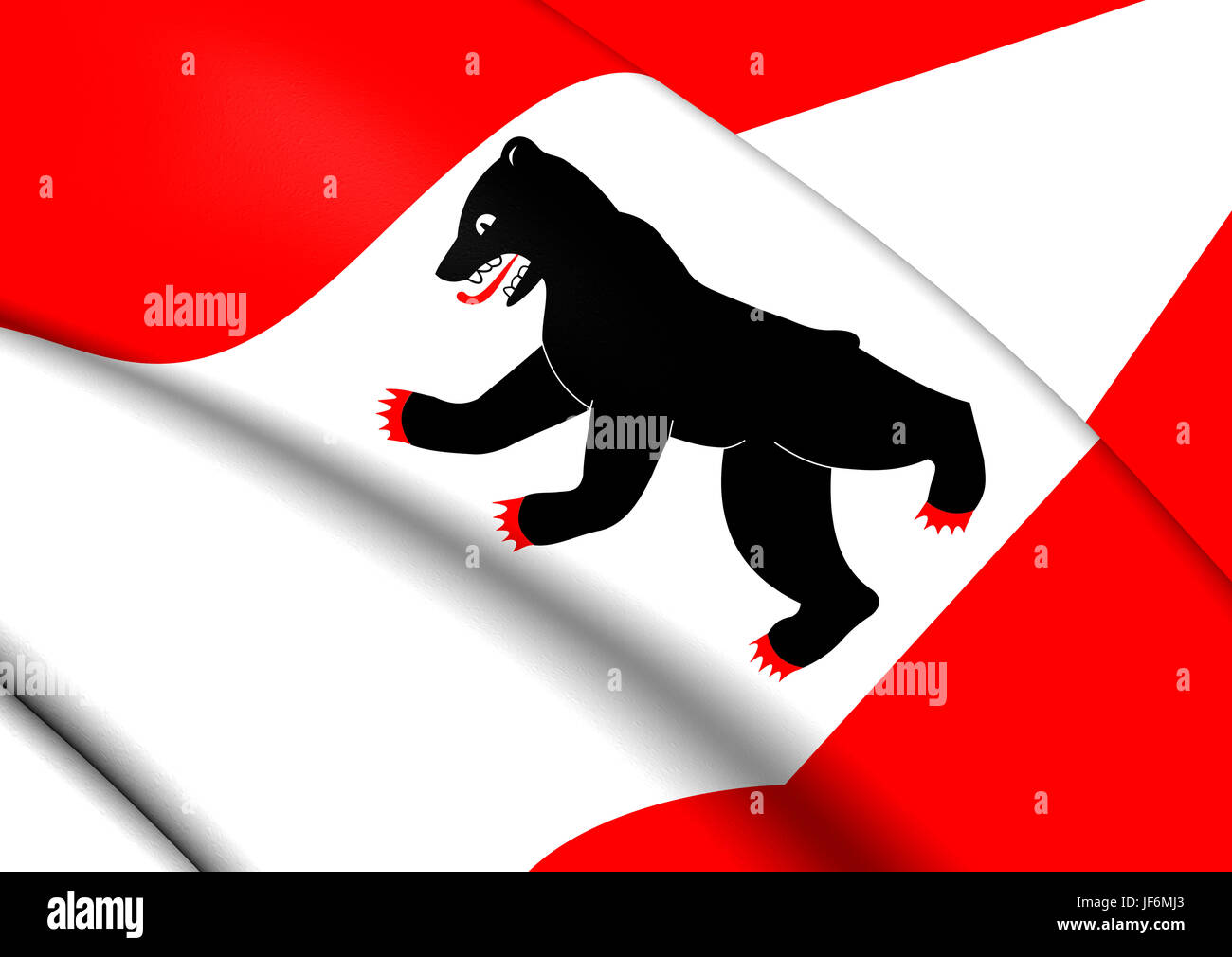 Flag of Berlin, Germany Stock Photo - Alamy