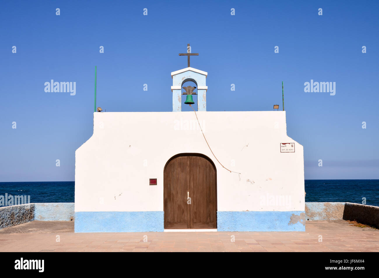 Small Church in Spain Stock Photo - Alamy