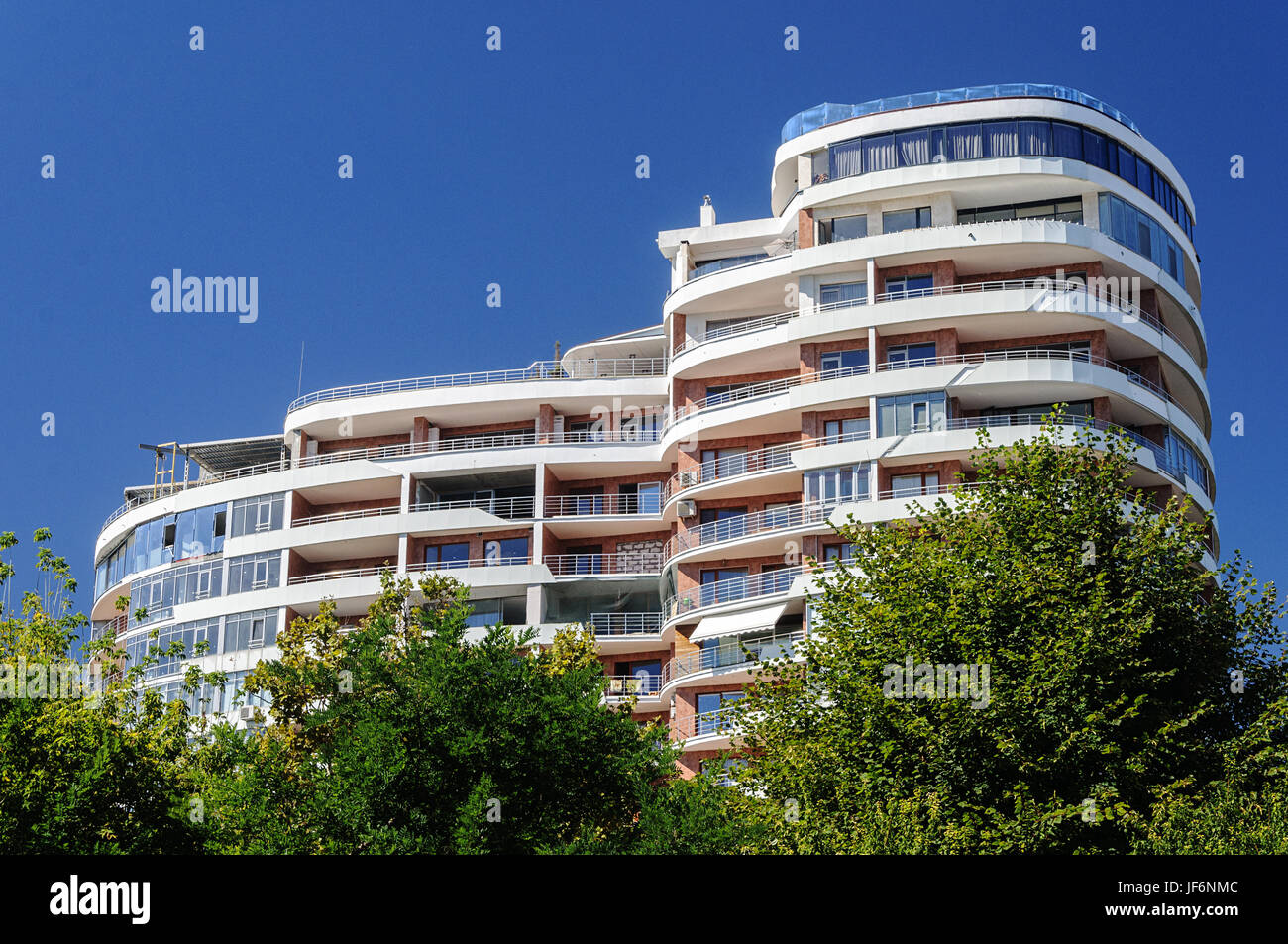 Modern high-rise hotel complex Stock Photo - Alamy