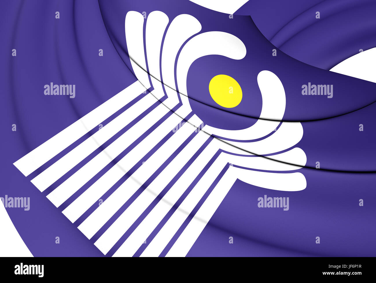Commonwealth of Independent States Flag Stock Photo - Alamy