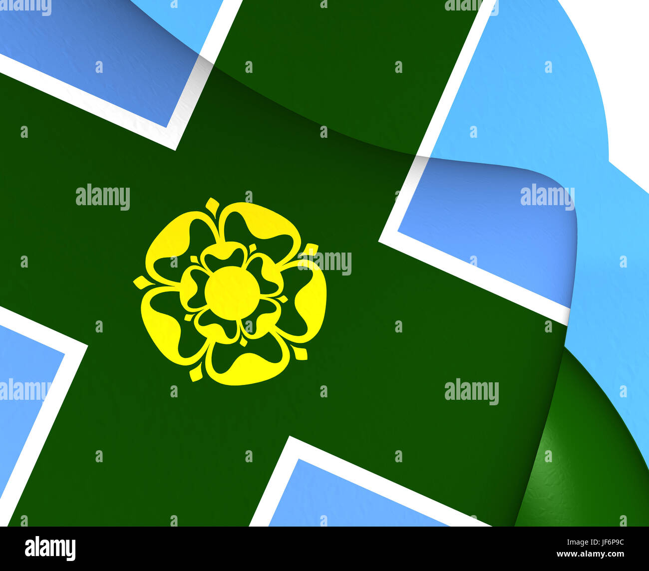 Derbyshire flag hi-res stock photography and images - Alamy