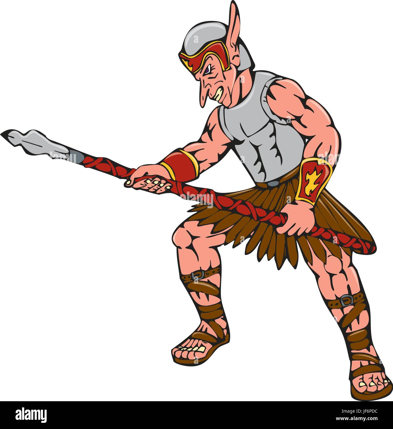 isolated, fantasy, illustration, demon, bad, peccant, wickedly, evil ...