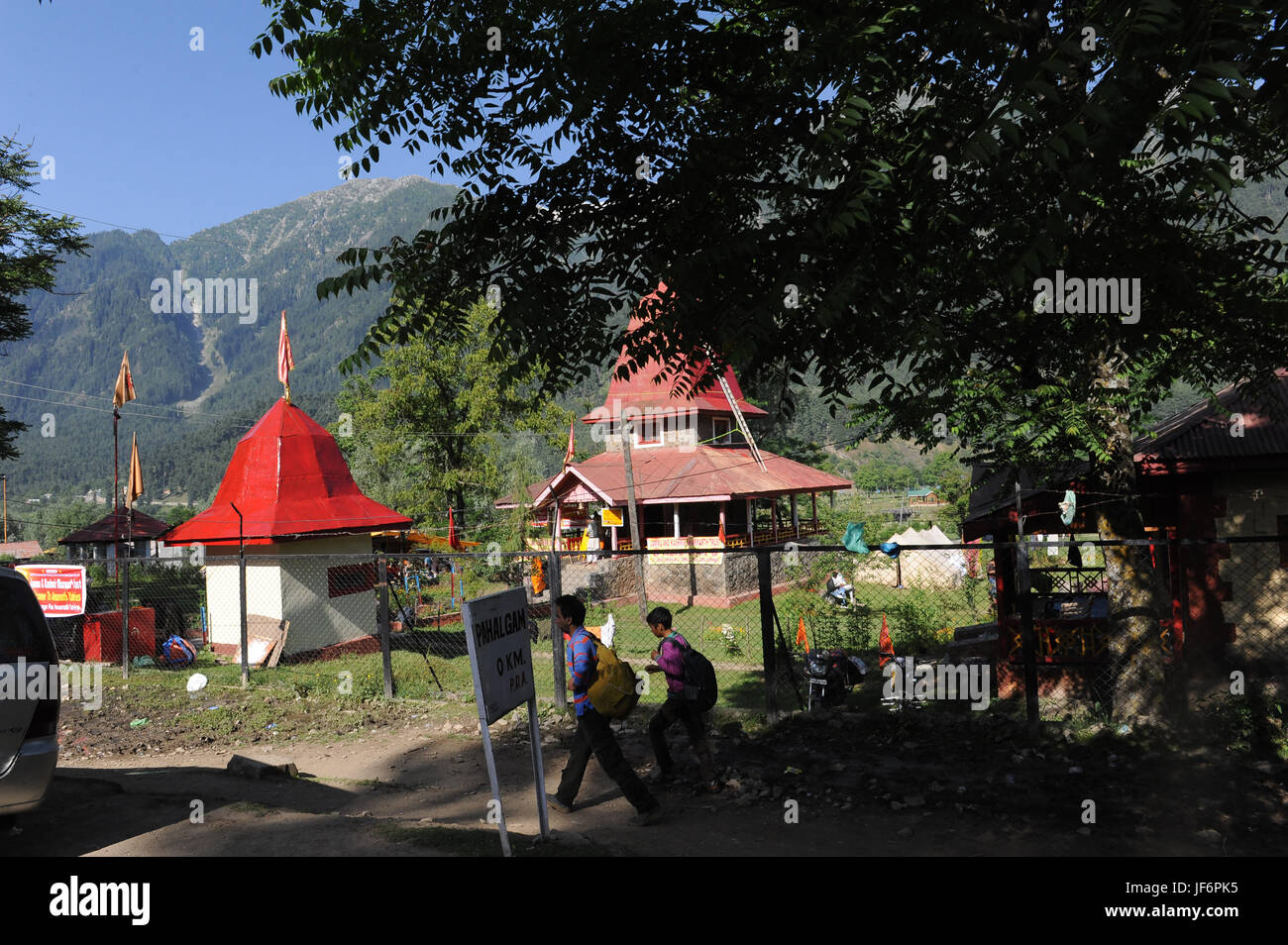 Pahalgam temple Srinagar jammu Kashmir, india, asia Stock Photo - Alamy