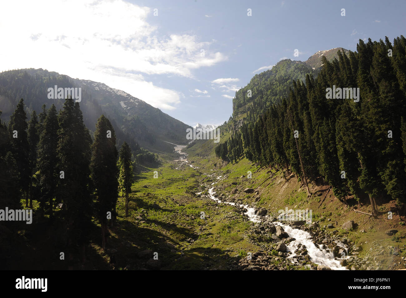 Landscape, pahalgam to chandanwari, amarnath yatra, jammu Kashmir ...