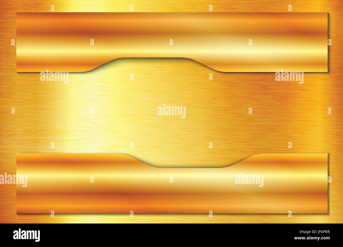metal, surface, banner, glossy, gradient, metallic, gold, shadows ...