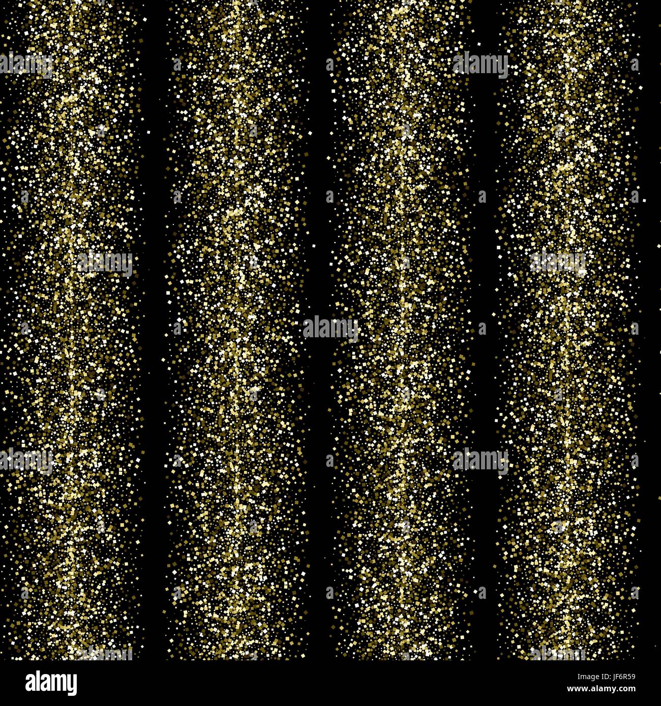Shiny Seamless Pattern Gold Glitter Vertical Stripes On Black