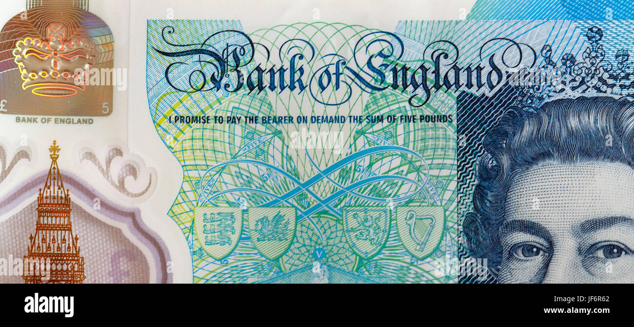 New 5 pound uk note hi-res stock photography and images - Alamy