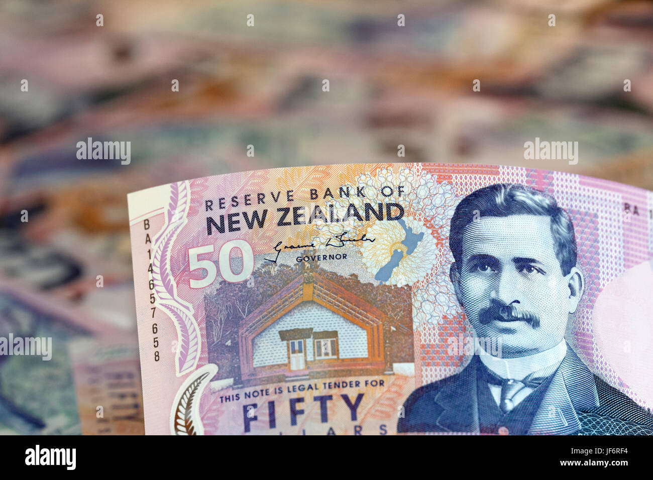 New Zealand Currency Stock Photo - Alamy