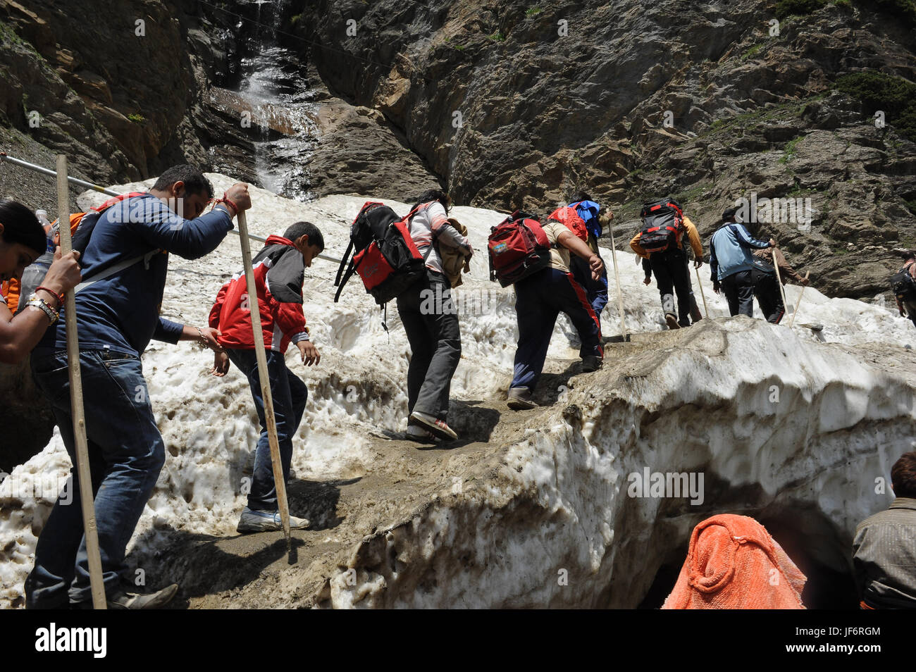 Pilgrim, amarnath yatra, jammu Kashmir, india, asia Stock Photo - Alamy