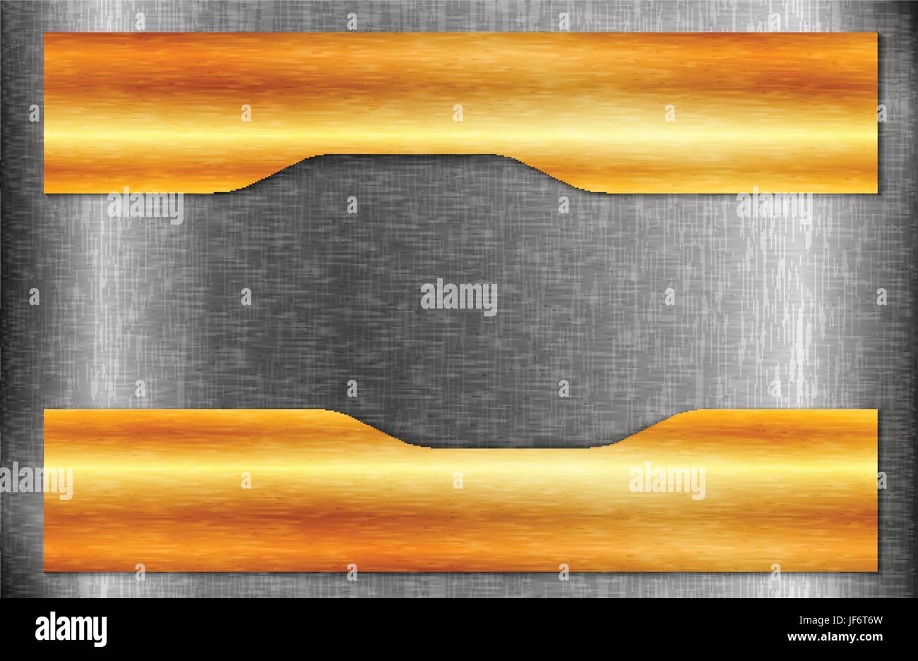 metal, banner, glossy, metallic, brushed, gold, shadows, steel, metal ...