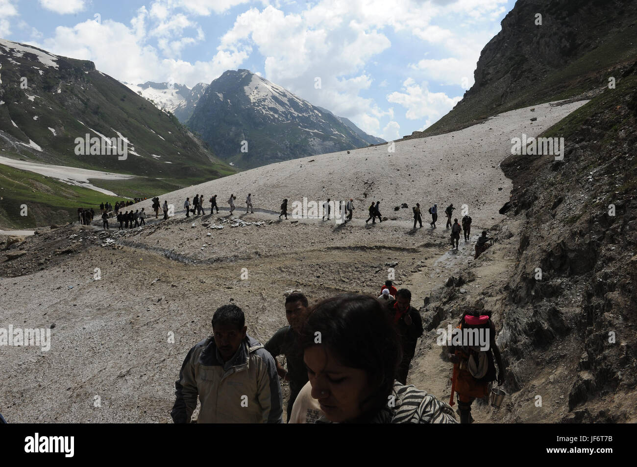 Pilgrim, amarnath yatra, jammu Kashmir, india, asia Stock Photo - Alamy