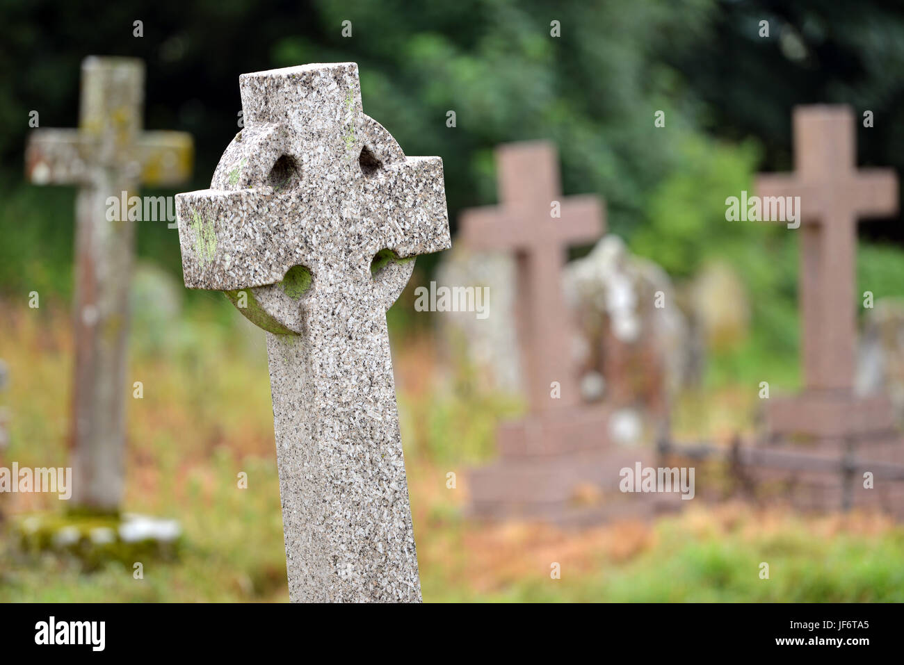 Four graves hi-res stock photography and images - Alamy