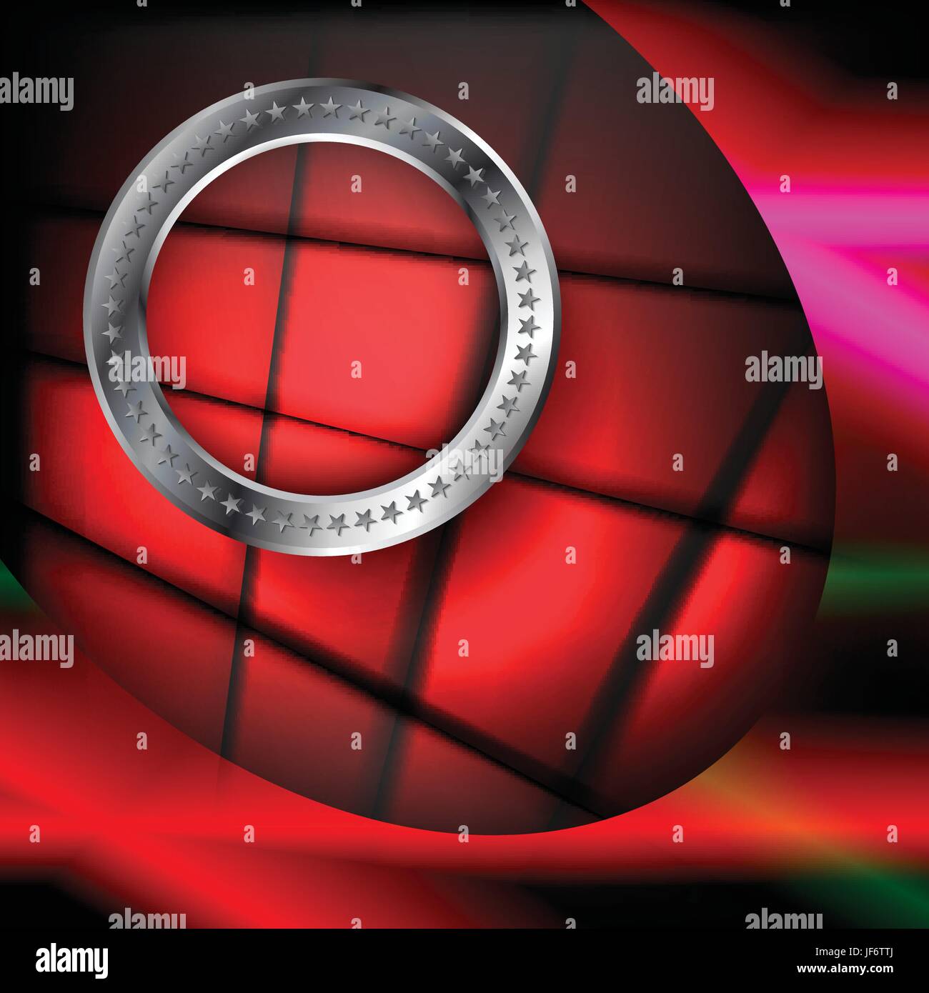 ring, circle, glossy, metallic, curve, red, two, ring, steel, metal ...