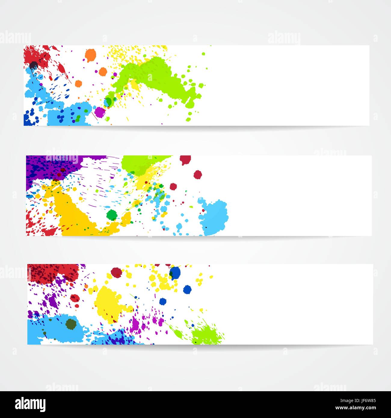 Watercolor splash banners Stock Vector Image & Art - Alamy