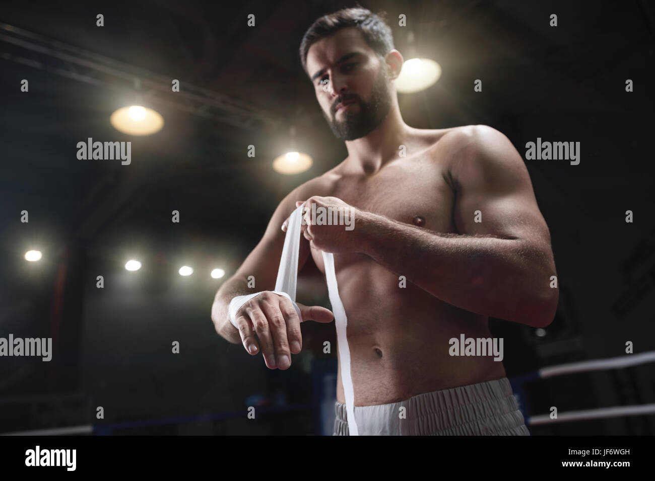 Boxing people boxing ring hi-res stock photography and images - Alamy