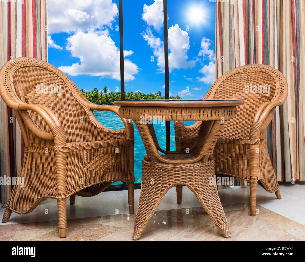 Rattan furniture hi-res stock photography and images - Alamy