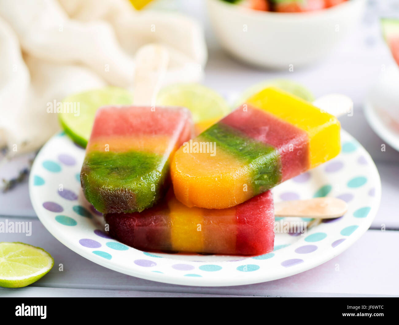 some different homemade natural ice pops made with different natural ...