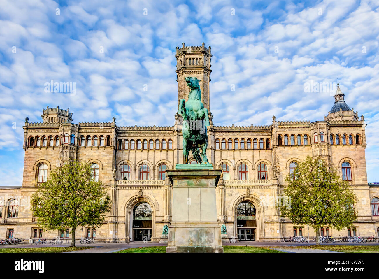 University in Hanover Stock Photo - Alamy