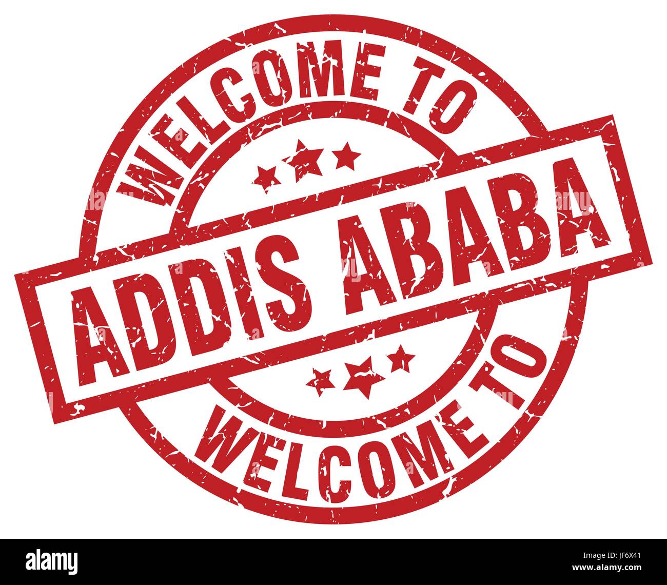 welcome to Addis Ababa red stamp Stock Vector Image & Art - Alamy