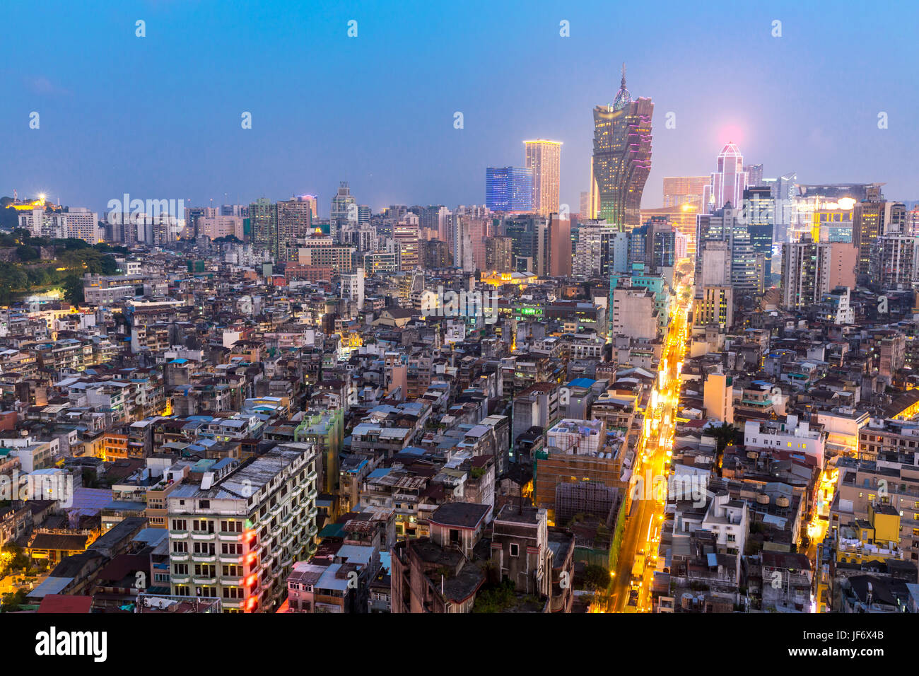 Macau cityscape view aerial hi-res stock photography and images - Alamy
