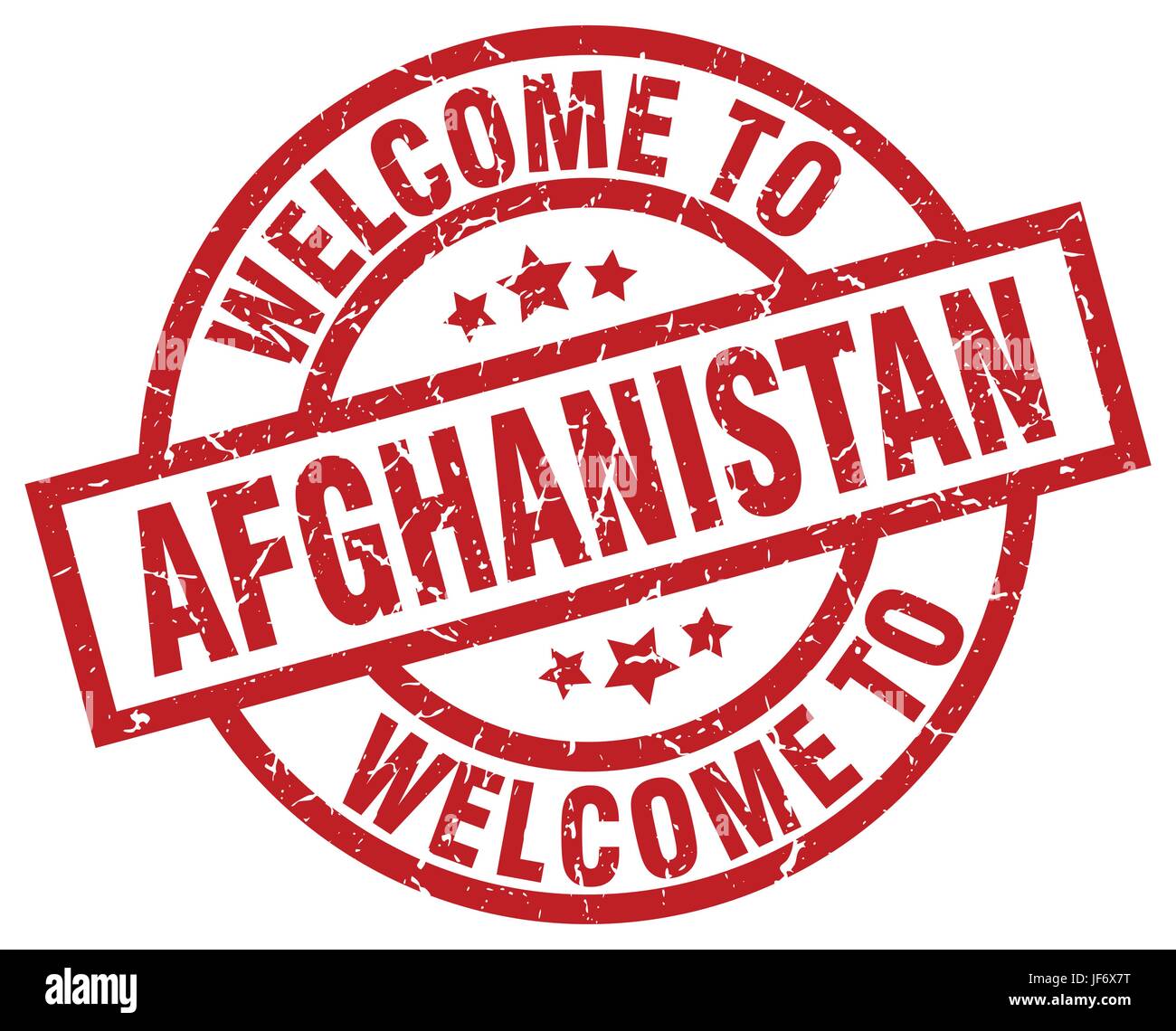 welcome to Afghanistan red stamp Stock Vector Image & Art - Alamy