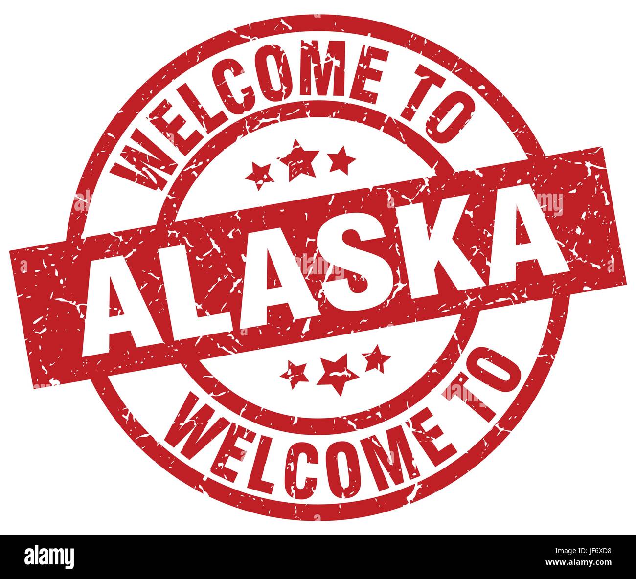 welcome to Alaska red stamp Stock Vector Image & Art - Alamy