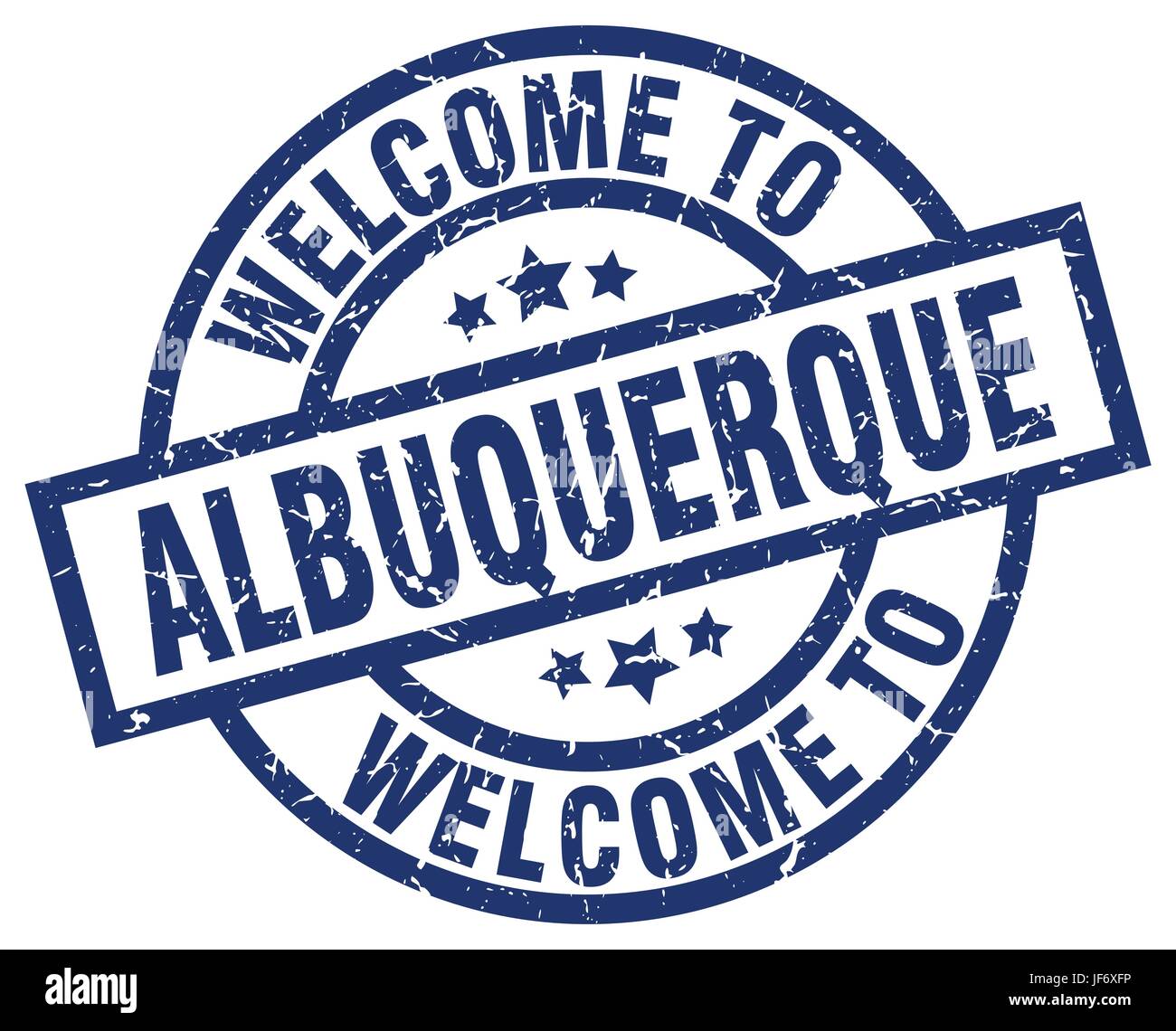 welcome to Albuquerque blue stamp Stock Vector Image & Art - Alamy