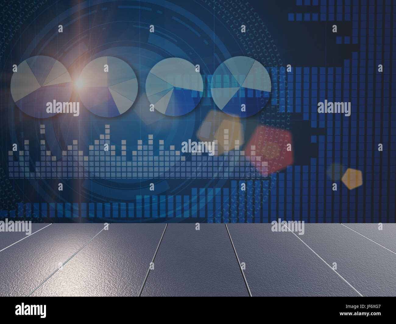 Abstract illustration with charts and graphs Stock Photo - Alamy