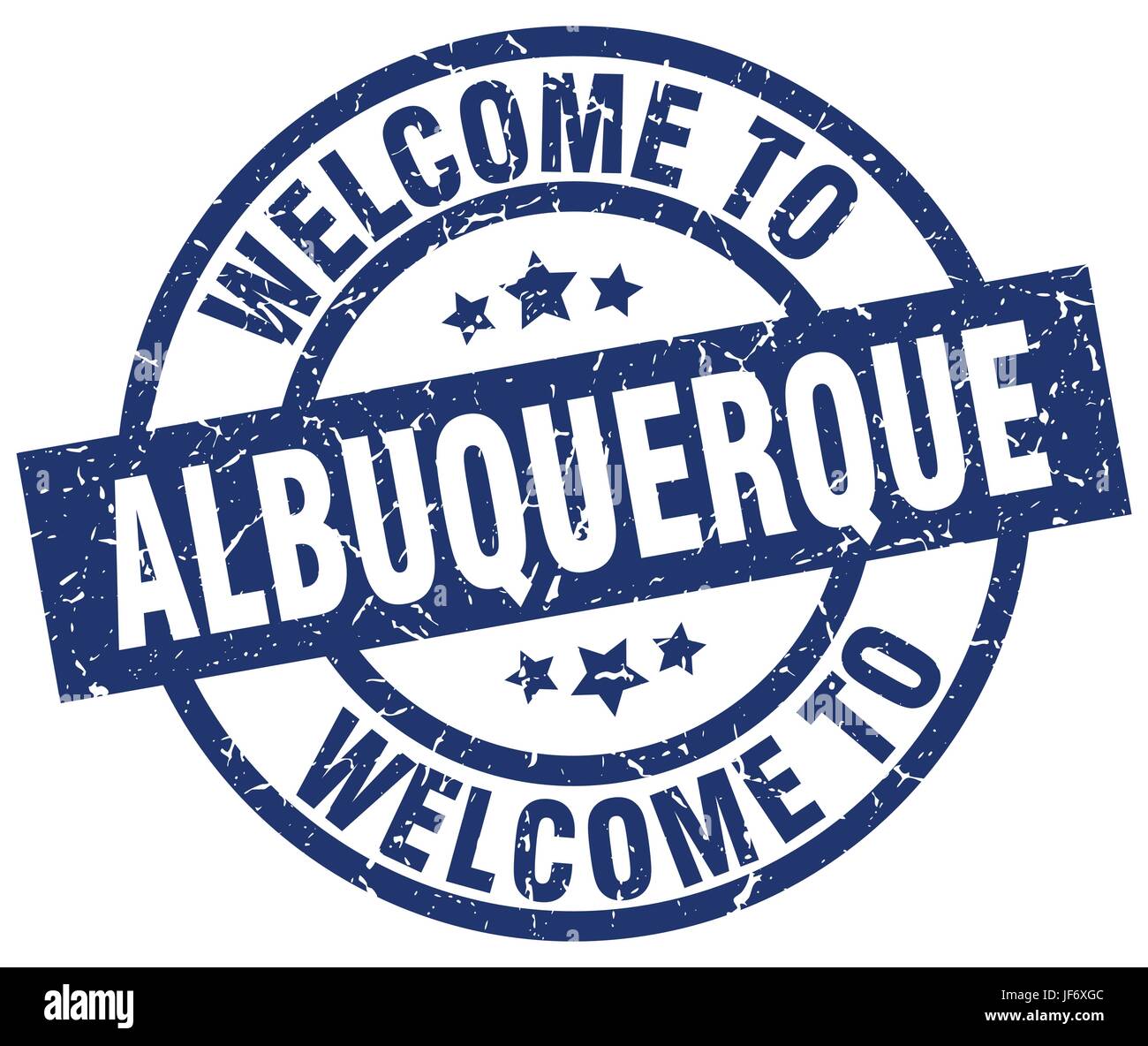 welcome to Albuquerque blue stamp Stock Vector Image & Art - Alamy