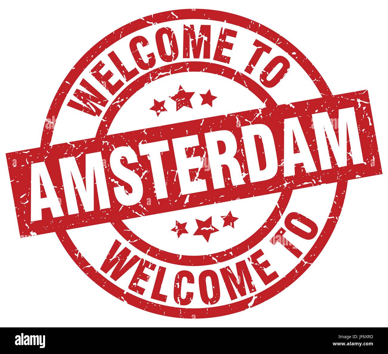 welcome to Amsterdam red stamp Stock Vector Image & Art - Alamy
