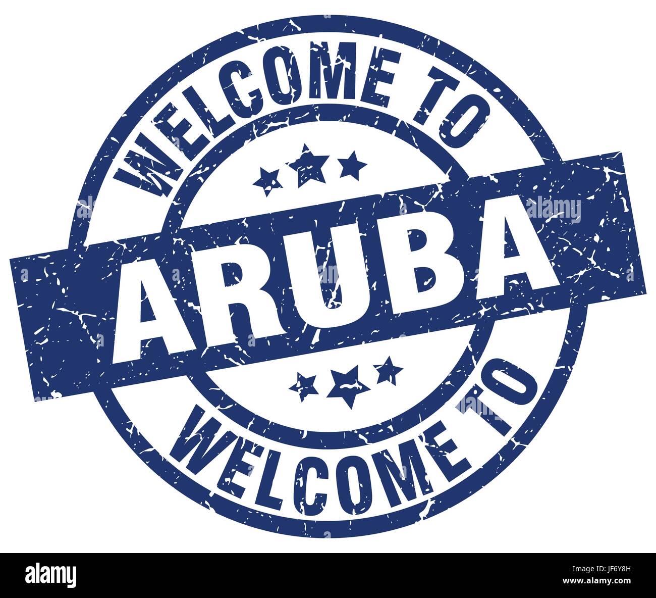 welcome to Aruba blue stamp Stock Vector Image & Art - Alamy
