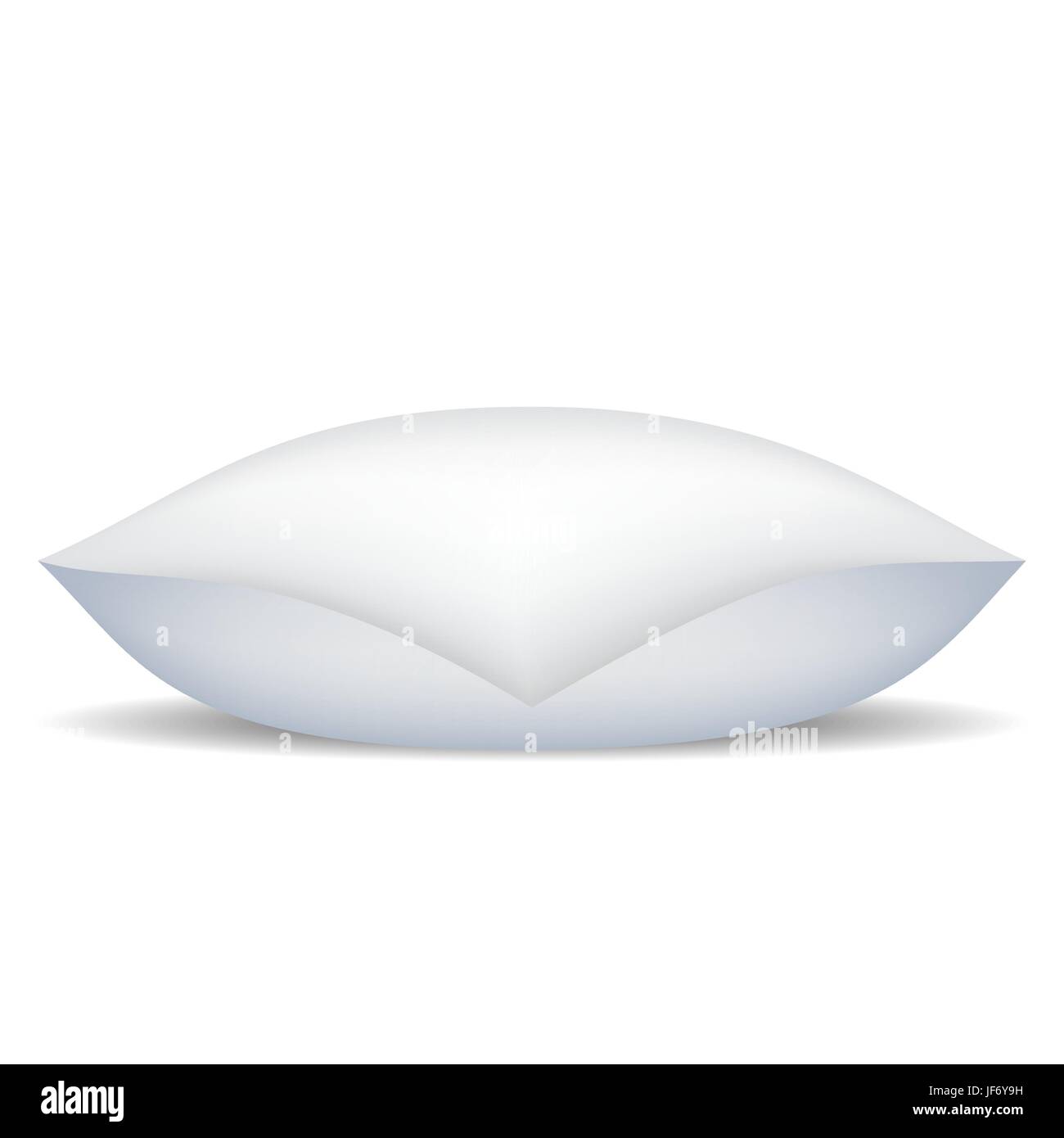 White Soft Pillow Stock Vector Image & Art - Alamy