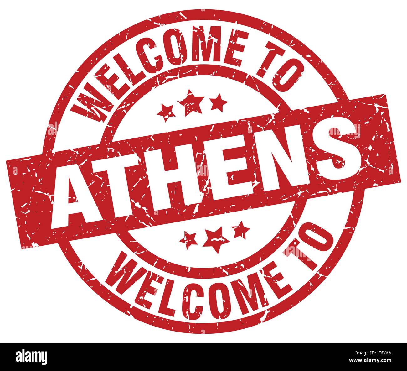 welcome to Athens red stamp Stock Vector Image & Art - Alamy