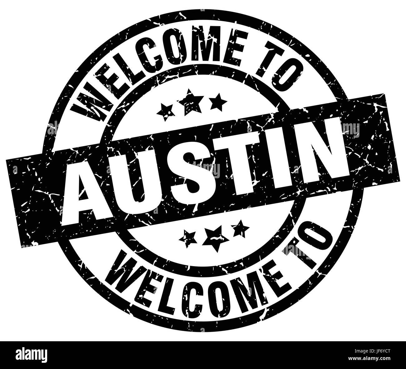 Welcome to austin Stock Vector Images - Alamy