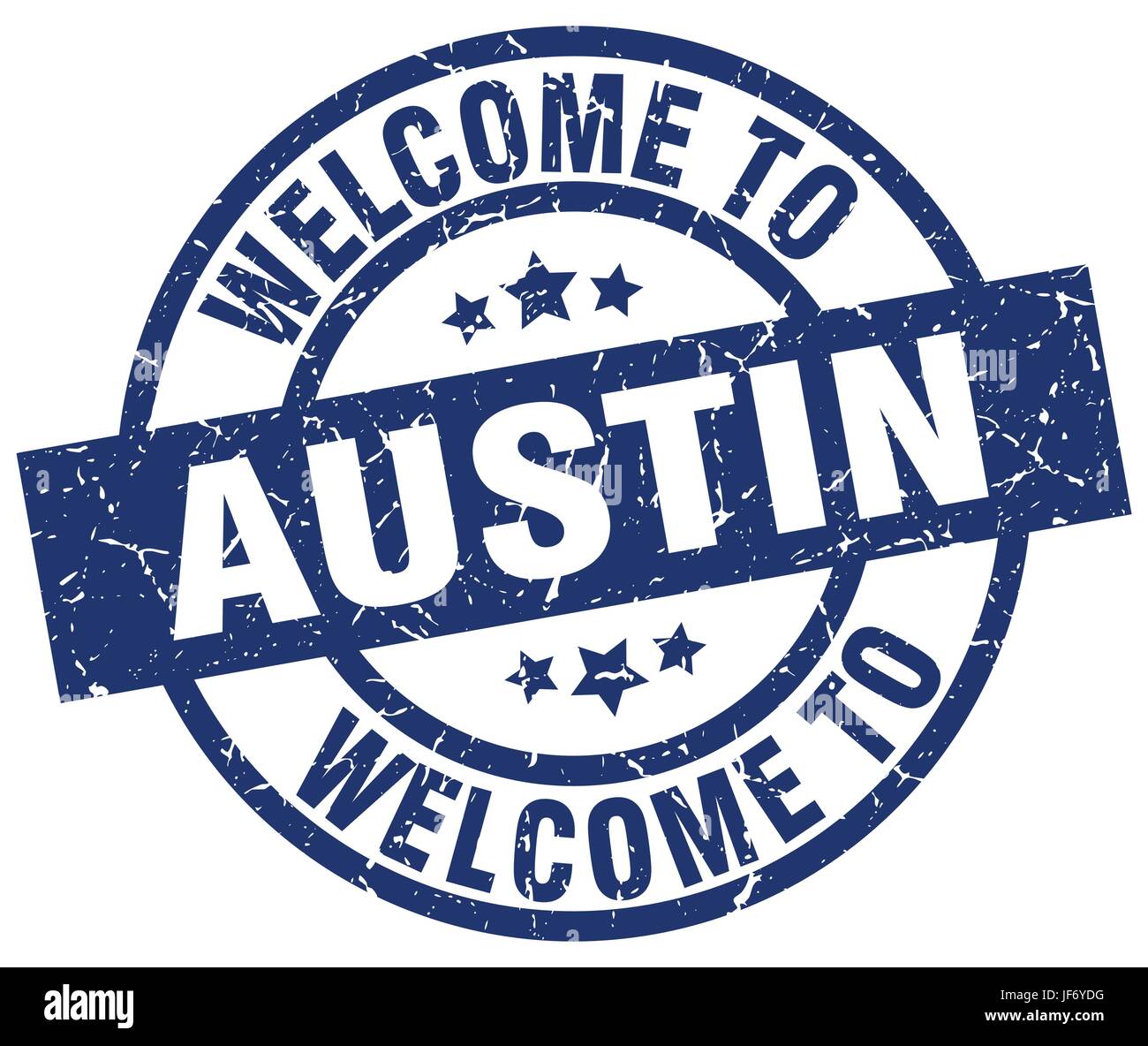 welcome to Austin blue stamp Stock Vector Image & Art - Alamy
