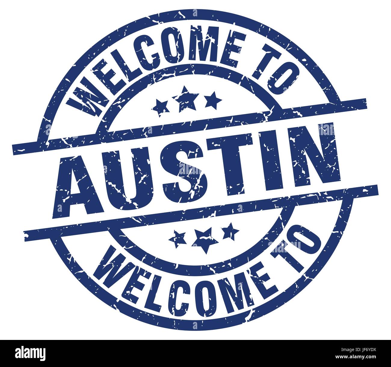 welcome to Austin blue stamp Stock Vector Image & Art - Alamy