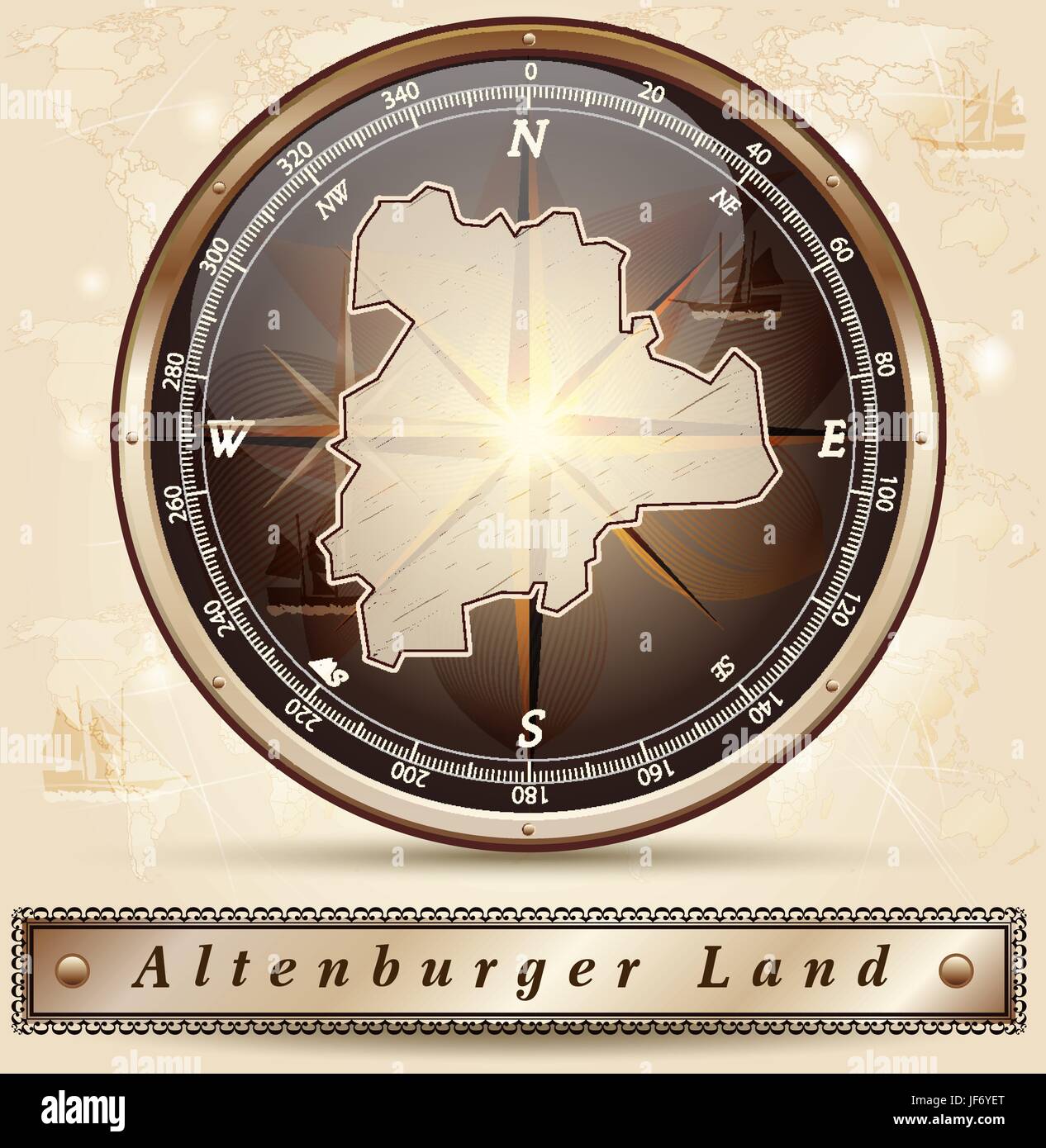 map of altenburger land Stock Vector Image & Art - Alamy