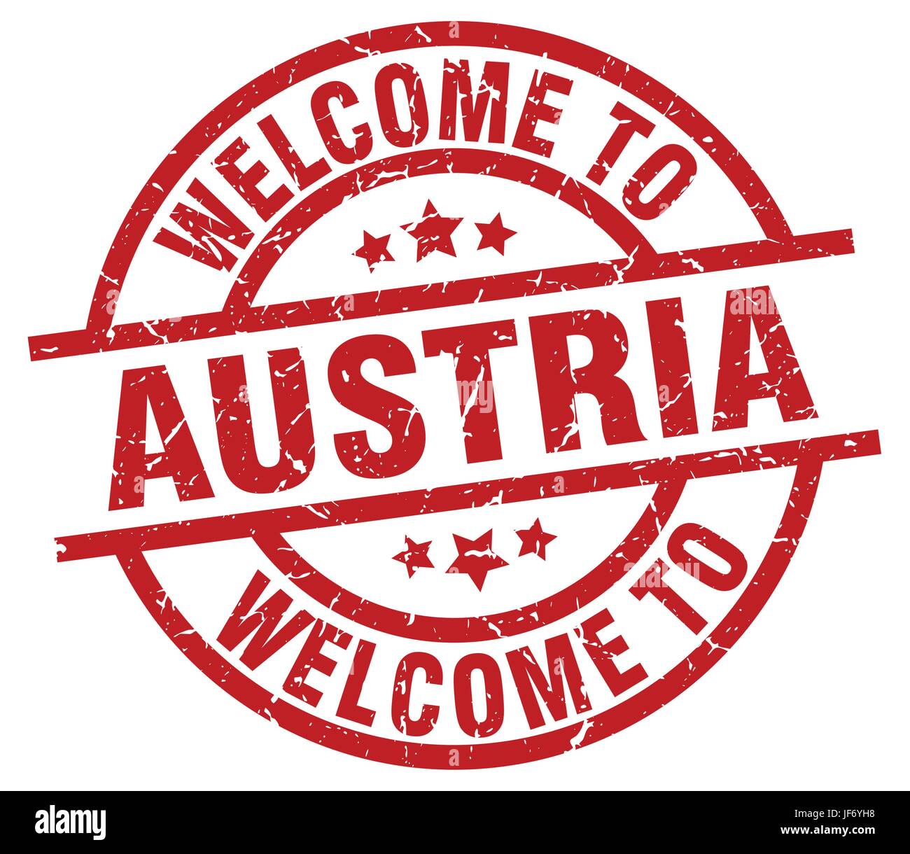 welcome to Austria red stamp Stock Vector Image & Art - Alamy